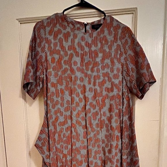 COS | Dresses | Cos Patterned Dress Wore Once | Poshmark